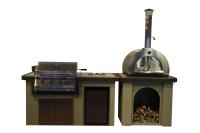China Islands AGA  Stainless Steel Wood Fired Pizza Oven Steel Wood Fired Pizza Oven for sale