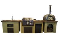 China Islands AGA  Stainless Steel Wood Fired Pizza Oven Steel Wood Fired Pizza Oven for sale