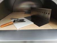 China 201 Stainless Steel Wood Fired Pizza Oven 900mm Outdoor Stainless Pizza Oven for sale
