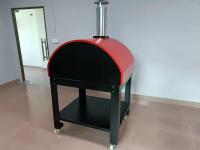 China CE Stainless Steel Wood Pizza Oven 30mm Thick Stainless Steel Wood Oven for sale