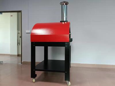 China 410C CSA Steel Wood Fired Oven Outdoor Wood Stove With Pizza Oven for sale