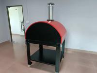 China 10s Shovel Portable Wood Burning Pizza Oven Trolley Easy Maneuverability for sale