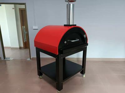 China Stainless Steel Wood Fired Pizza Oven AGA Brick Wood Fired Pizza Oven for sale