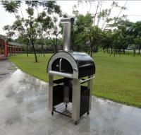 China Durable Burning Stainless Steel Wood Fired Pizza Oven 750mm for sale