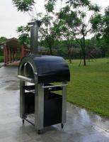 China 304S Stainless Steel Wood Fired Pizza Oven 70cm Outdoor Stainless Steel Pizza Oven for sale