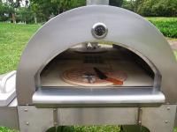 China 750mm Stainless Steel Wood Fired Pizza Oven Spatula Stainless Steel Wood Fired Oven for sale