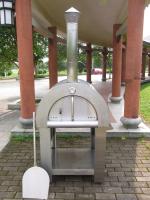 China 430 Stainless Steel Wood Burning Pizza Oven Easily Move for sale