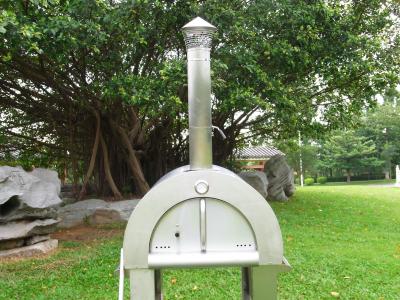 China 430 Stainless Steel Wood Burning Pizza Oven Easily Move for sale