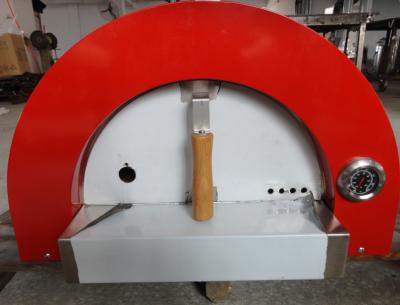 China Large Stainless Steel Wood Fired Pizza Oven Multi-Burner System for sale