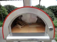 China Automatic Ignition Wood Fired Stainless Pizza Oven With Large Cooking Surface for sale