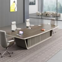 China Popular Fashion Office Furniture Meeting Table Luxury Boardroom Wooden Office Meeting Room Table Conference Desk for sale