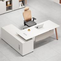 China Modern Commercial Office Furniture Computer Work Table Executive Office Desk  Manager Boss Desk for sale