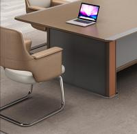 China Modern Wooden Luxury Conference Rectangle Panel Table Office Furniture Table For Boardroom Meeting Room Conference Desk for sale