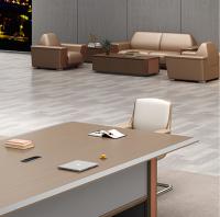 China Modern Wooden Luxury Conference Rectangle Panel Table Office Furniture Table For Boardroom Meeting Room Conference Desk for sale