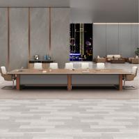 China Modern Wooden Luxury Conference Rectangle Panel Table Office Furniture Table For Boardroom Meeting Room Conference Desk for sale