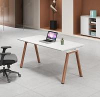 China Office Furniture Study Meeting Desk Wooden Workstation Boardroom Staff Negotiation Office Desk for sale
