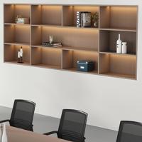 China Modern Simple Rectangle Long Wood Metal Desk Meeting Table Negotiation Large Office Room Boardroom Conference Table for sale
