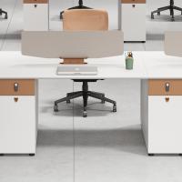 China Wooden 2 4 6 Seat Cubicles Desk Workstation Office Furniture Modular Office Desk Work Station for sale