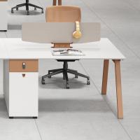 China Wooden 2 4 6 Seat Cubicles Desk Workstation Office Furniture Modular Office Desk Work Station for sale