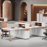 China Modern 2 4 6 Person Office Desks Office Cubicle Workstation Desk Table Open Modular Office Furniture Workstation Desk for sale