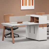 China Modern 2 4 6 Person Office Desks Office Cubicle Workstation Desk Table Open Modular Office Furniture Workstation Desk for sale