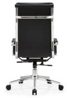 China Office Leather Office High Back Chair Executive Wooden Frame Office Chair for sale