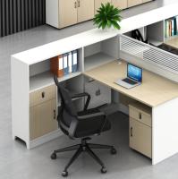 China Modern Simple Staff Screen Office Desk And Chair Combination 3 People Wooden Modular Cubicle Office Workstation Desk for sale