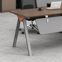 China Modern Luxury Office Furniture L Shaped Desk  Manager  Boss Table Executive Office Desk for sale