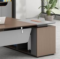 China Modern Luxury Office Furniture L Shaped Desk  Manager  Boss Table Executive Office Desk for sale