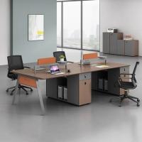 China Modern Office Furniture Chinese Multi People Office Desk Workstation Office Partitions Table Workstation for sale