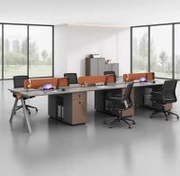 China Modern Office Cubicle Staff Workstation Desk Office Table Open Modular Office Furniture Workstation for sale