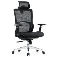 China Lumbar Support Full Mesh Luxury Mesh With Headrest Adjustable Fabric Comfort Office Ergonomic Chair for sale