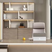 China Home Office Furniture Luxury Office Desk Modern I Shape Office Desk  Boss Executive Desk for sale