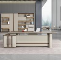China Modern L Shape Director Manger Office Furniture Solutions Table And Chair Set Executive for sale