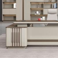 China Modern L Shape Director Manger Office Furniture Solutions Table And Chair Set Executive for sale