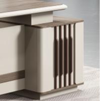 China Modern Office Furniture L Shaped Boss Ceo Large Office Desk for sale