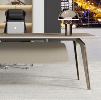 China Modern  Boss Table L Shape Manager Desk Office Furniture Luxury Executive Office Desk for sale