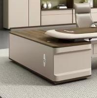 China Modern Large  Office Desk With Chair Manager Table Chief Executive Table for sale