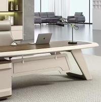 China Modern Large  Office Desk With Chair Manager Table Chief Executive Table for sale