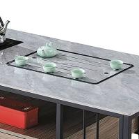 China Modern Rectangular Stone  With Metal Frame Heat Resisting Kettle Office Furniture for sale
