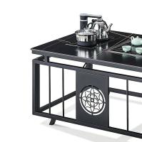 China Modern Office Tea Table Kettle Stone Metal Frame Rectangular Heat-Resisting Coffee Table for sale