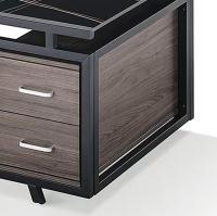 China Modern Office Tea Table Kettle Stone Metal Frame Rectangular Heat-Resisting Coffee Table for sale