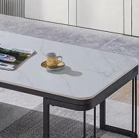 China Y03# Modern Office Furniture Marble Coffee Table Office Reception Tea Table for sale