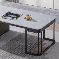 China Y03# Modern Office Furniture Marble Coffee Table Office Reception Tea Table for sale