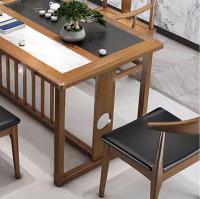 China Marble Tea Table Office Furniture Reception Tea Table Office Reception CombinationWith 5 Chairs for sale