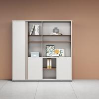 China QF-02A Office Furniture Wooden Filing Cabinet Modern Drawer Storage Cabinet for sale