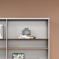 China QF-02A Office Furniture Wooden Filing Cabinet Modern Drawer Storage Cabinet for sale
