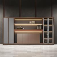 China Ceo Office Room Decorations Storage Bookcase Wooden Modern Mdf Bookshelft Bibliotheque File Cabinet for sale