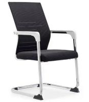 China Low Price Factory Wholesale Home Furniture Mesh Office Chair Without Wheels Conference Chairs Office Staff Chair for sale