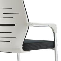 China Low Price Factory Wholesale Home Furniture Mesh Office Chair Without Wheels Conference Chairs Office Staff Chair for sale
